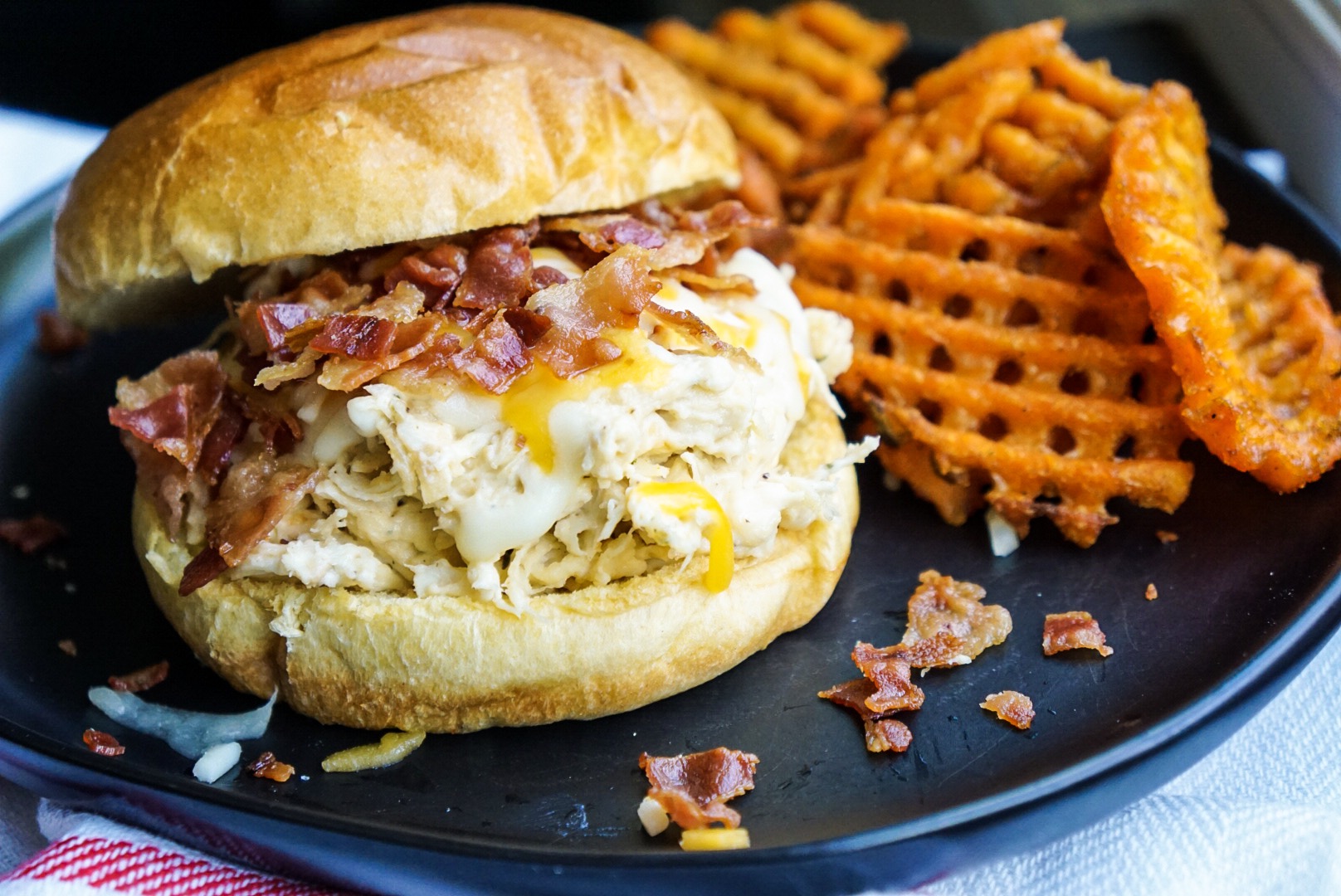 Chicken Bacon Ranch Sandwiches - A Healthy Makeover